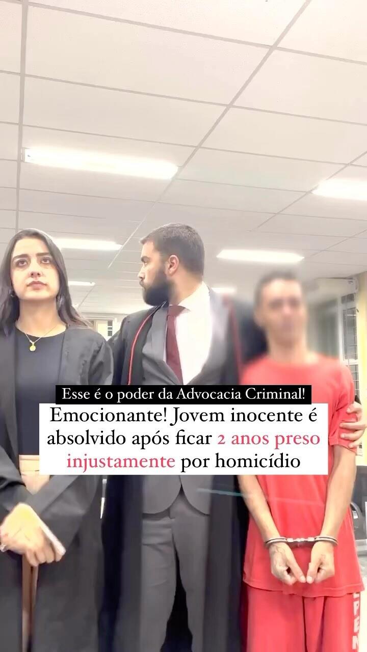 Emocionante! Jovem inocente é absolvido após ficar 2 anos preso injustamente por homicídio ...
